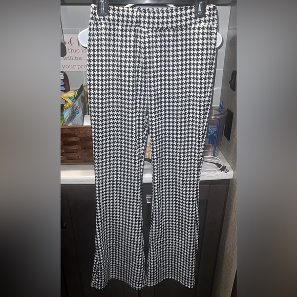 Pants & Jumpsuits | Checkered Bell Bottom Pants | Poshmark